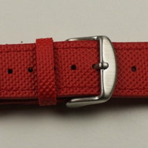 Rubber Waterproof Watch Straps Red Green Blue Black 16mm 18mm 20mm ...