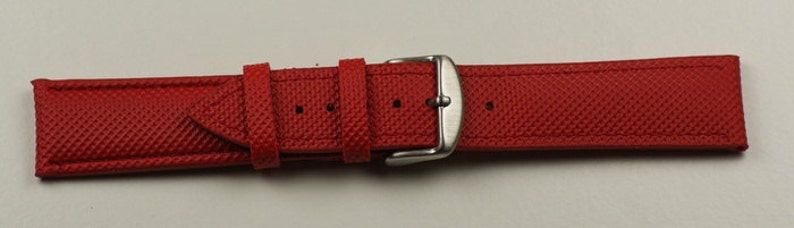 Rubber Waterproof Watch Straps Red Green Blue Black 16mm 18mm | Etsy