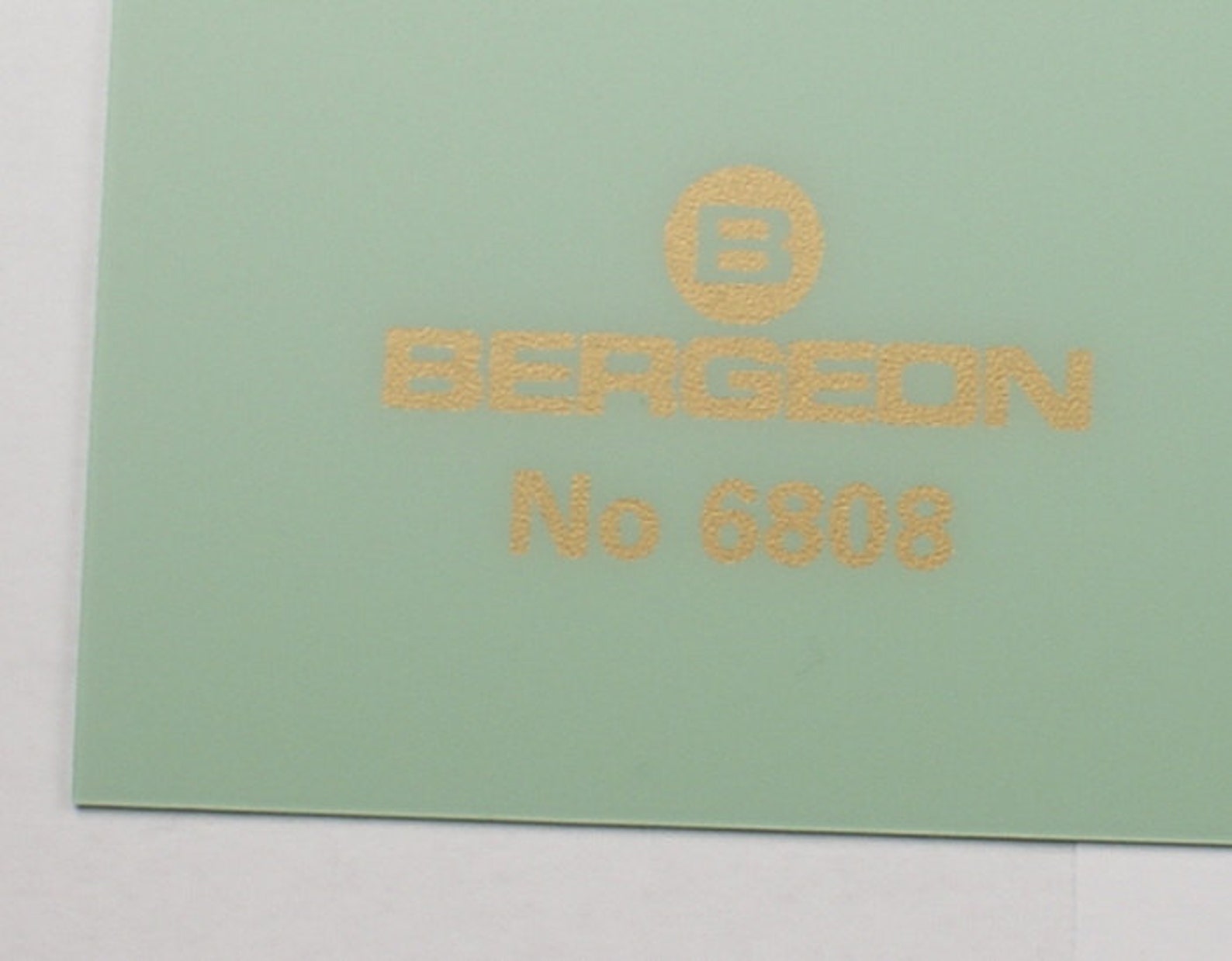Bergeon Work Bench Top Mat 6808 Antistatic Green Plastic | Etsy
