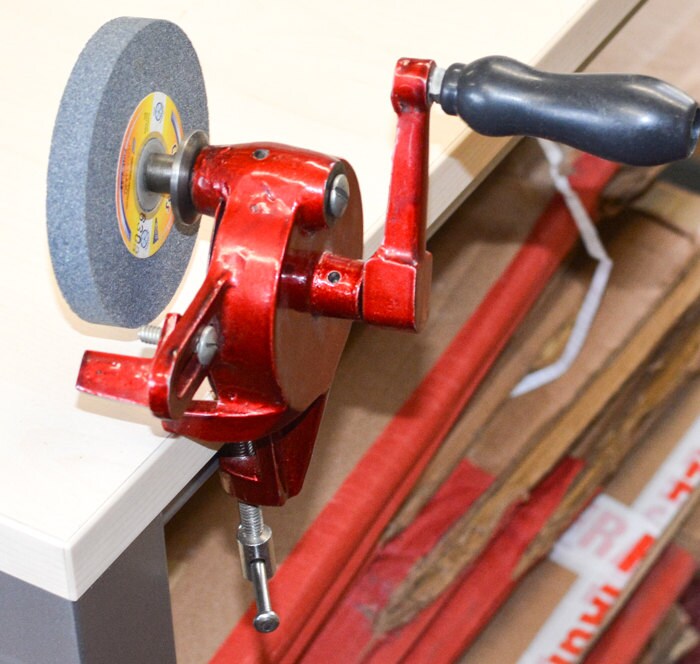 Hand operated grinder bench mount & grind stone watchmakers | Etsy