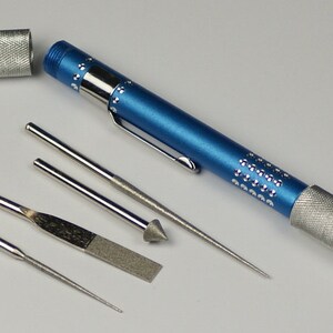 4x Diamond Tipped Reamer for Beading Work Bead Reamers Jewellers ...