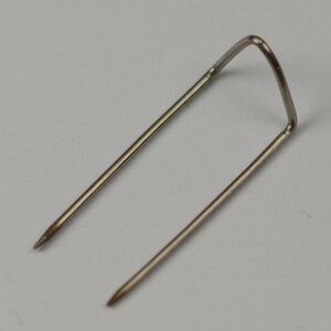 100x Silver Jewellery Display Fixings Pin U-pin U Pins Upin Jewellers ...