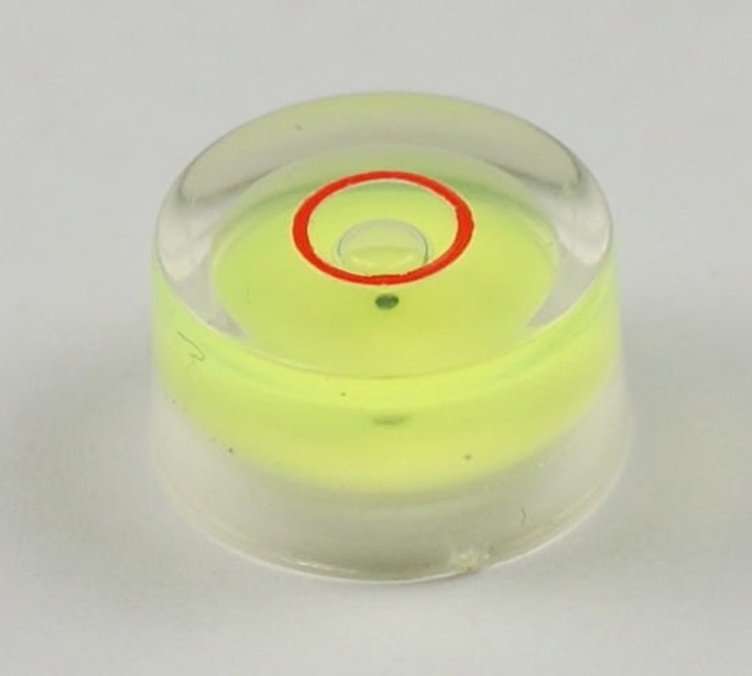 Spirit Level SMALL TINY Round Miniature 15mm Dia Bulls Eye Vial ...