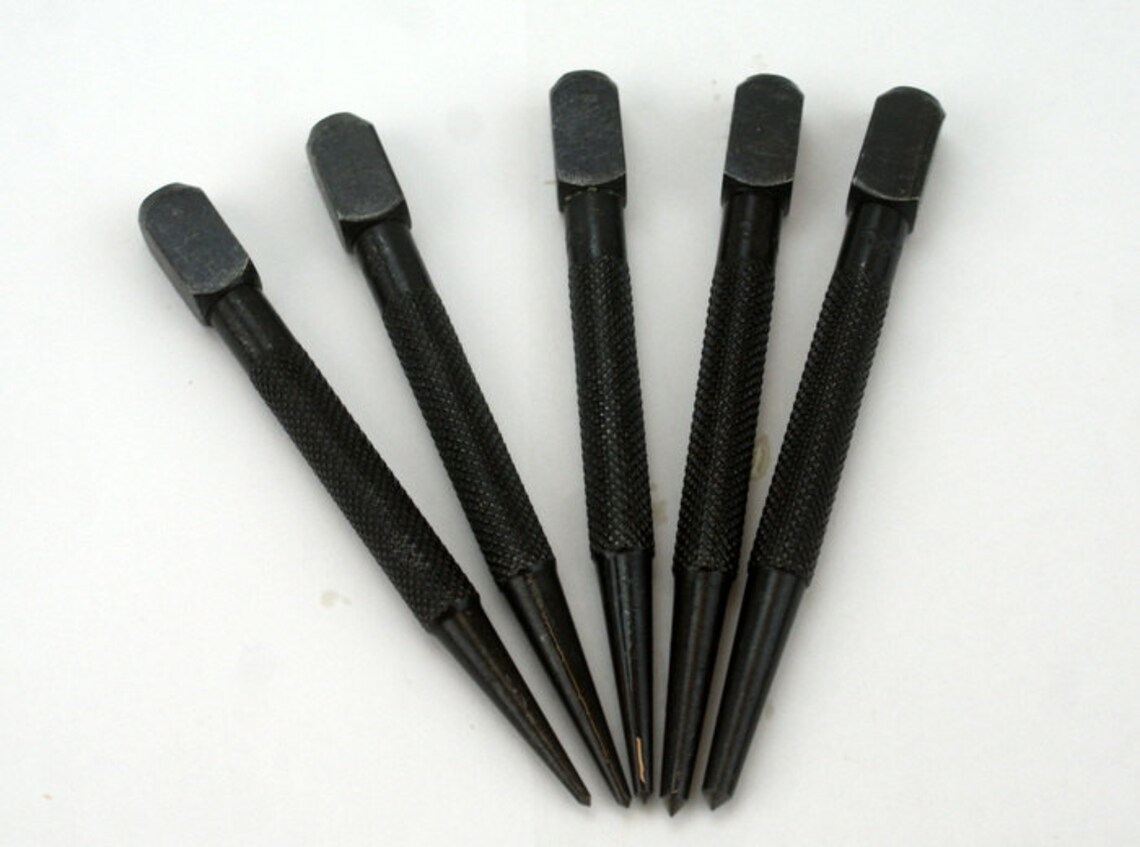 Centre Punches Set of 5 Jewellery Steel Scriber Marking Holes - Etsy