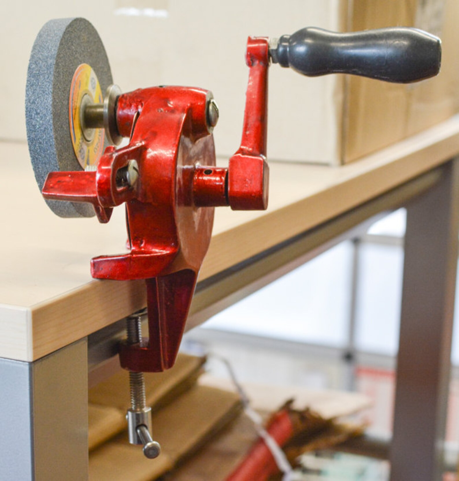 Hand operated grinder bench mount & grind stone watchmakers | Etsy