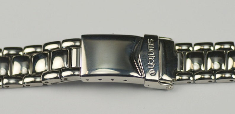 Genuine Swatch Watch Steel Strap Safety Buckle 12mm Wide Band - Etsy