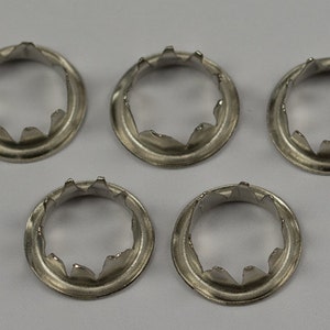 Steel Silver Colour Clock Grommets Dial Key Hole Collets 10mm Old ...