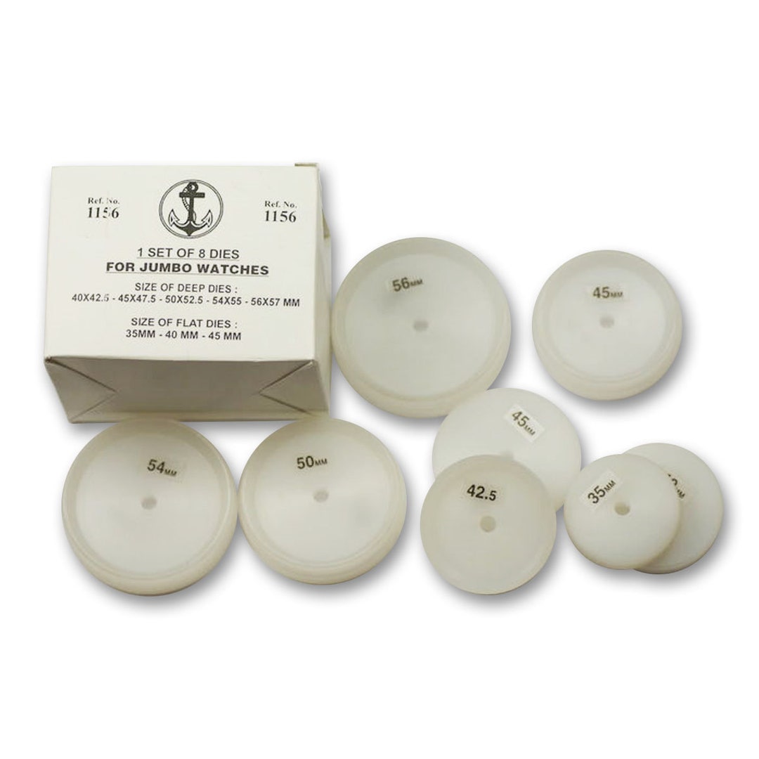 Extra Large Dies for Case & Crystal Press 35-57.5mm Nylon Plastic Watch ...