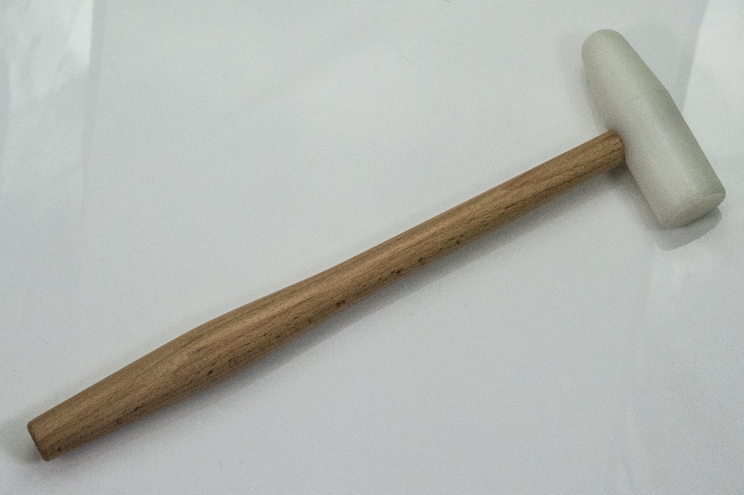 Nylon Wedge Hammer Flat & Rounded Tool Jewellery Craft Dapping Mallet ...