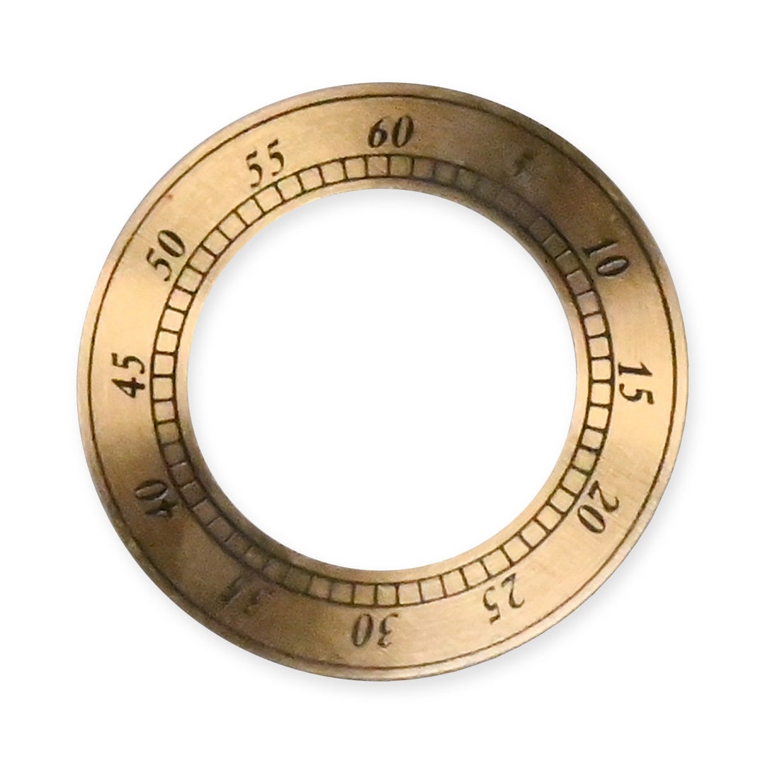 Arabic Gold / Brass Clock Seconds Chapter Ring Dial 48mm Small ...