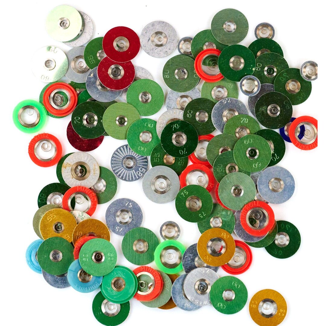 100 Mixed Watch Mainsprings Mechanical & Automatic Spring Parts Repair ...