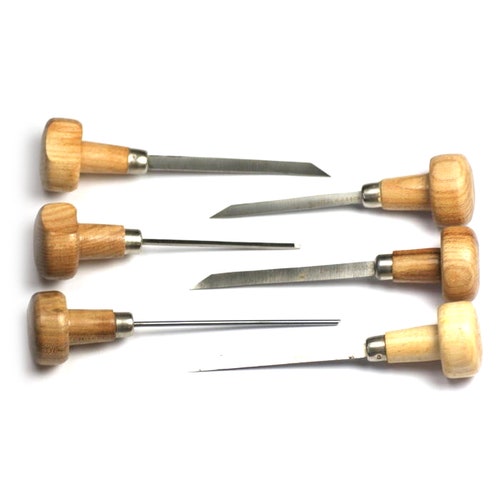 6x New Set Engraver Gravers Wooden Handles Graving Jewellers - Etsy