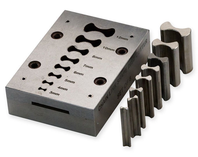 Disc Cutter Chain Link Shapes Metal Cutting Tool Jewellery Craft Punch ...