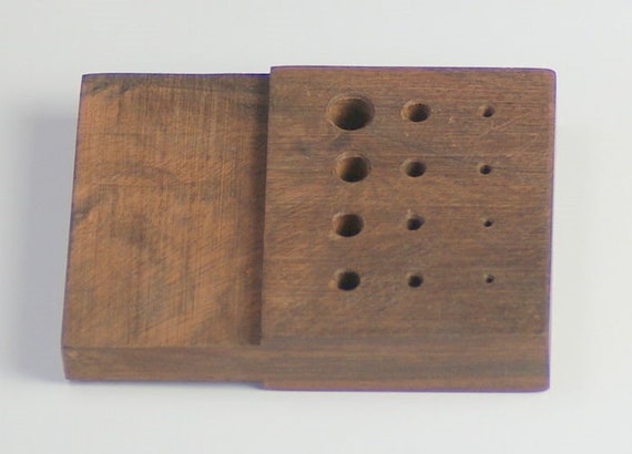 Rosewood Draw Plate Woven Chain Wire Drawing Drawplate - Etsy