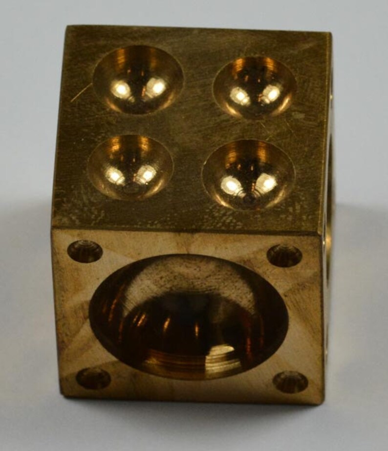 2 Solid Brass Doming Dapping Block Jewellery Craft | Etsy