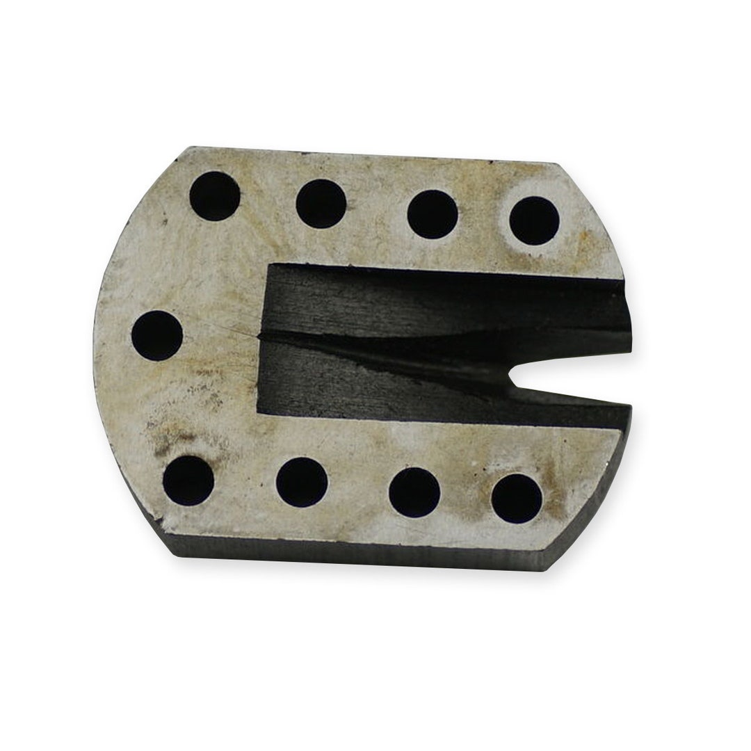 Small Hardened Steel Slot Anvil With V-slot and 9 Holes for Staking ...