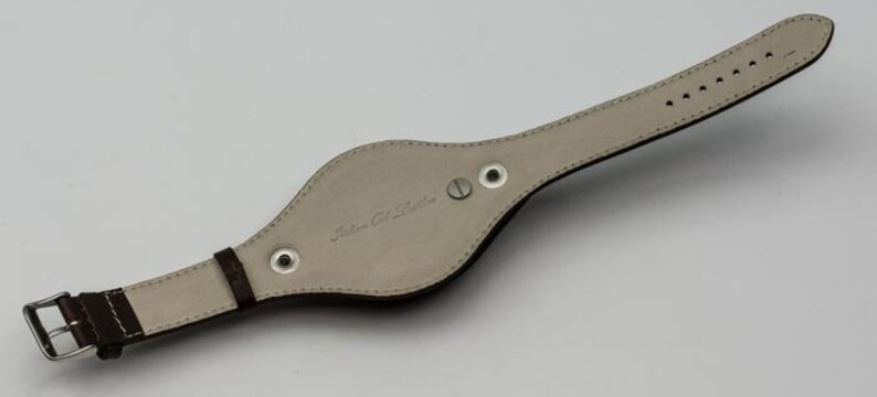 PREMIUM Military Leather Strap & Cover 20mm Black Brown Watch | Etsy