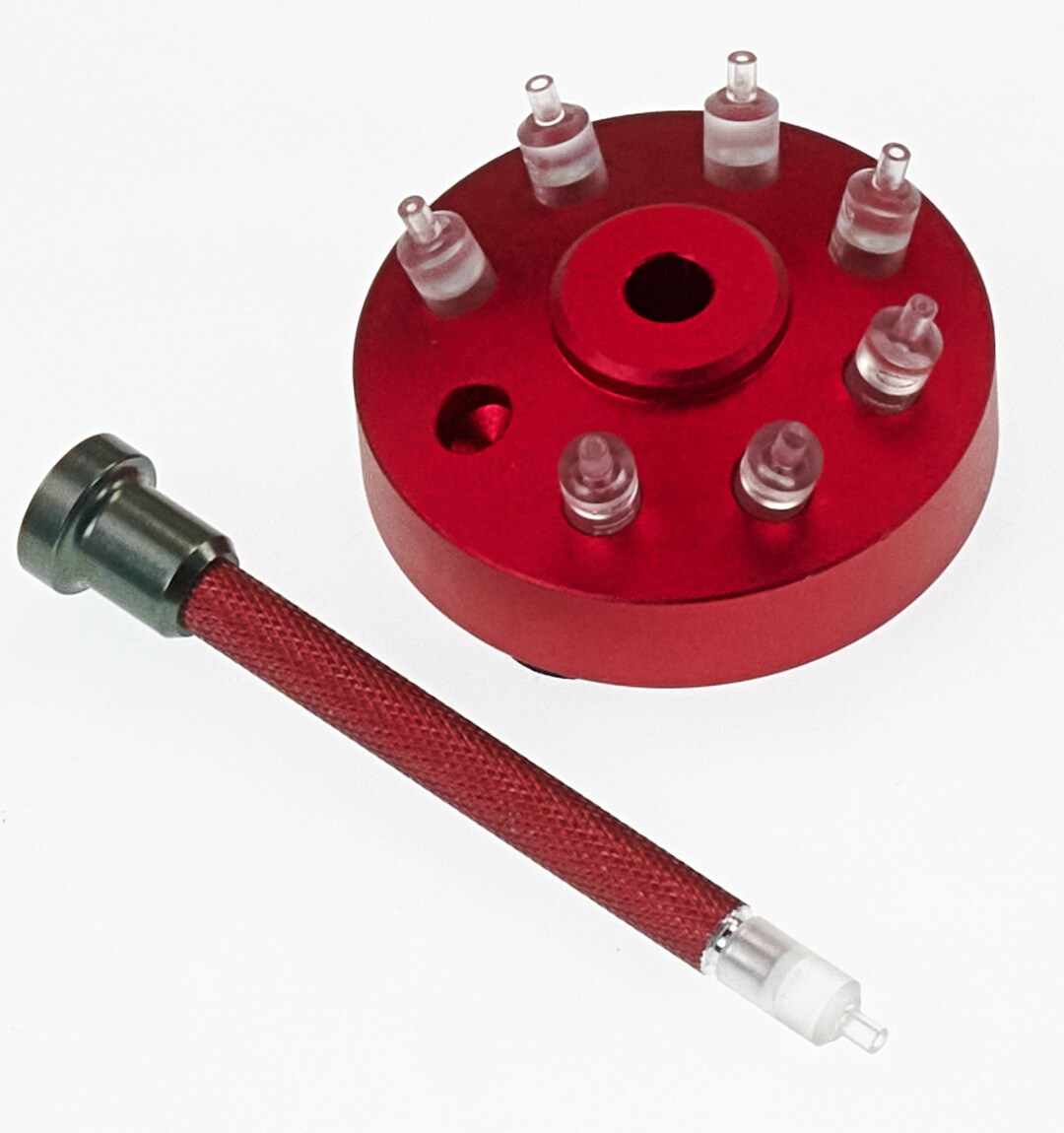 8x Watch Hand Fitting Tool Pressers & Stand Watchmakers Setting Press ...