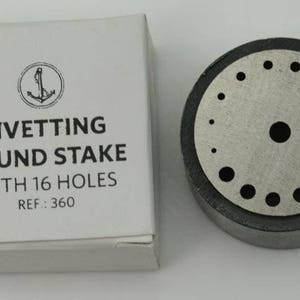 Mini Small Rivet Riveting Stake Round 16 Holes Jewellers - Etsy UK