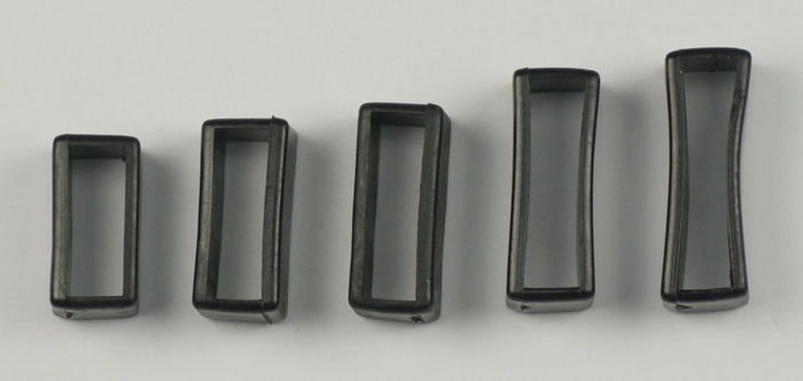 Black Rubber Keeper Watch Strap Ring Loop PVC Replacement - Etsy