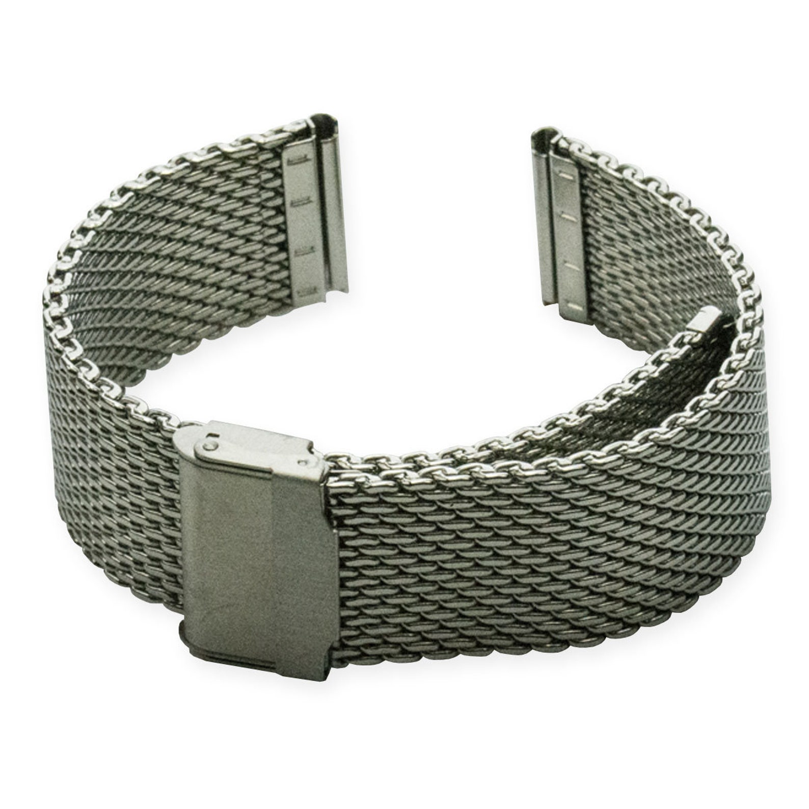 XL Long Shark Mesh Watch Strap Bracelet Milanese Steel Extra - Etsy