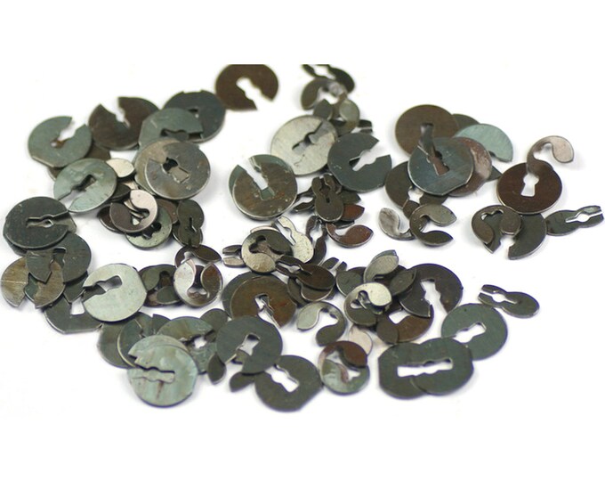 Brass Clock Washers, Square Hole 100 Washer Mix Clockmaker Movement ...