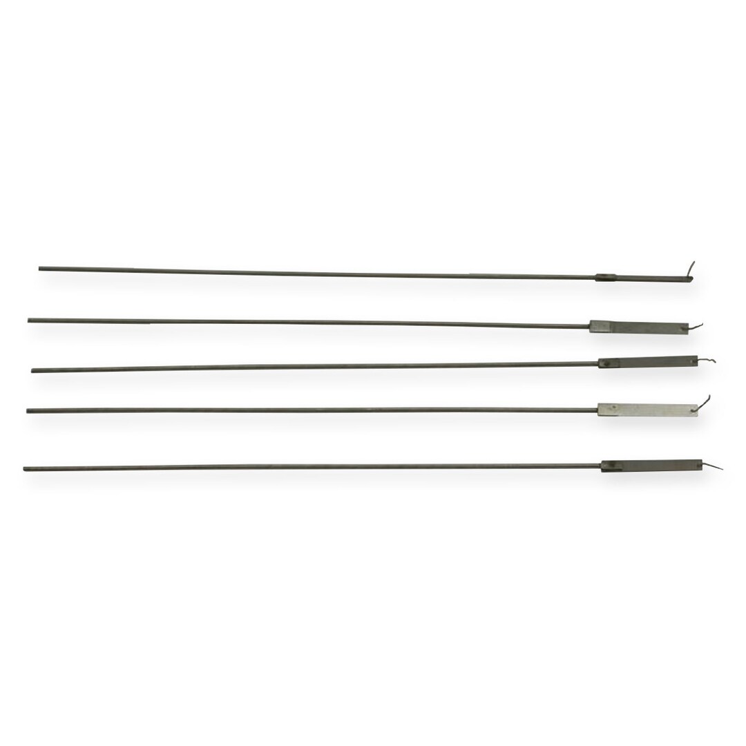 Clock Repair 10 Suspension Spring Rods Set X5 Springs Mantle Antique ...