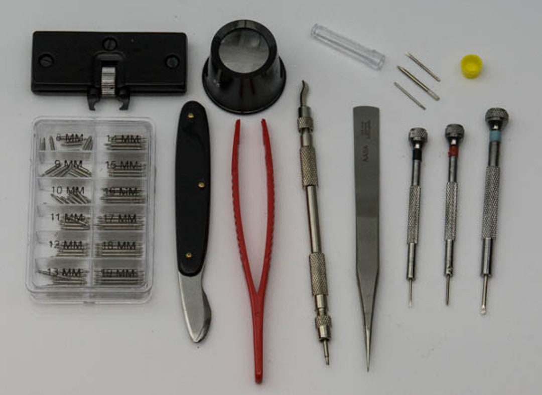 Euro Watchmakers Tool Kit Watch Repair Tools Kit Case Back Remover ...