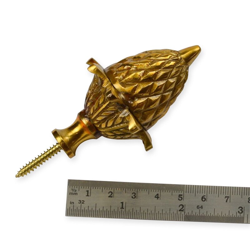 Brass Acorn - Etsy