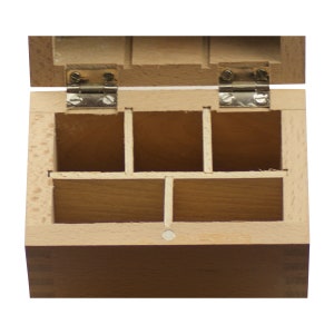 Wood Box for Acid Bottles Gold Test Kits Store Safe Testing Solution ...