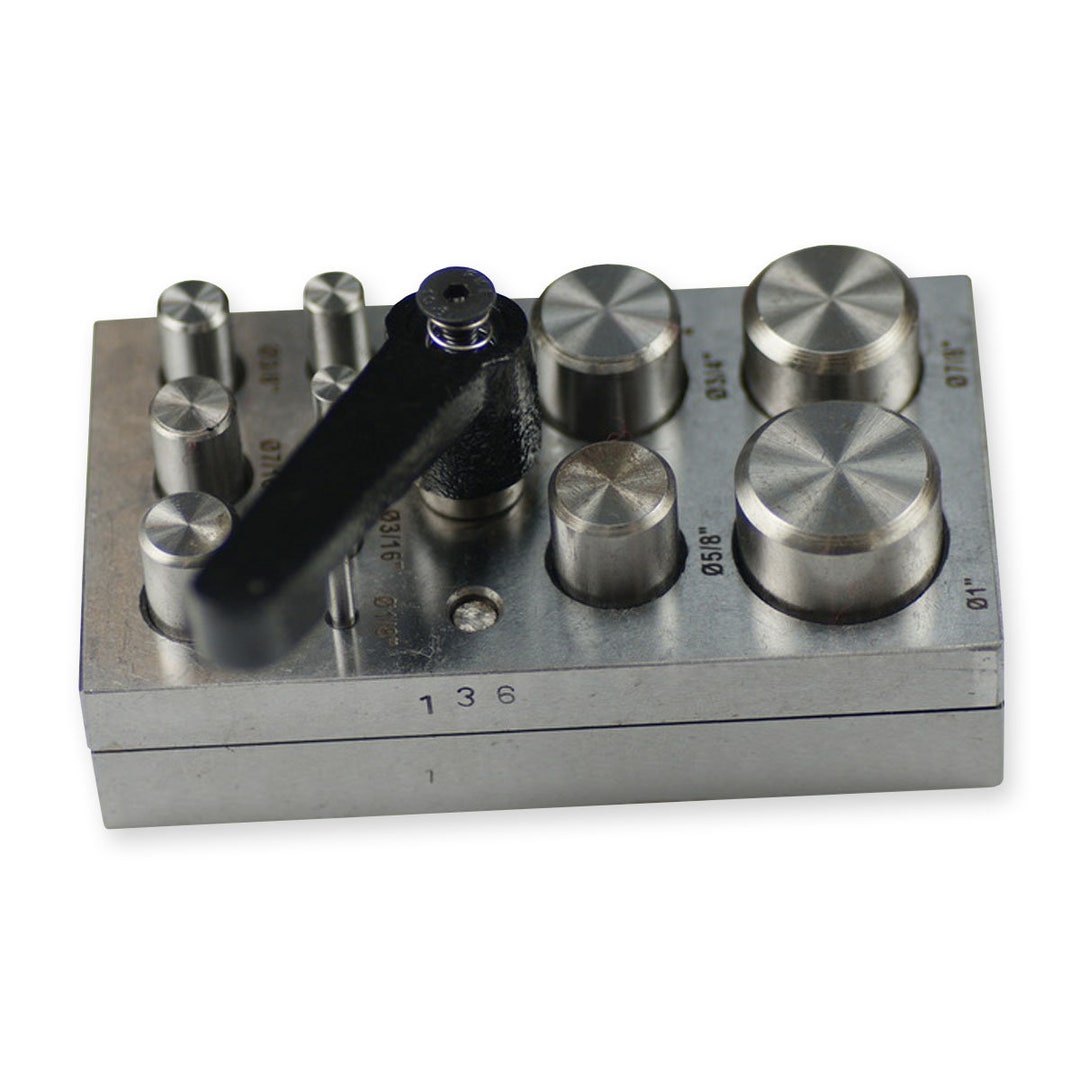 Circular Punch Disc Adjustable Jewellers Cutter Hole 11 Punches Tool ...