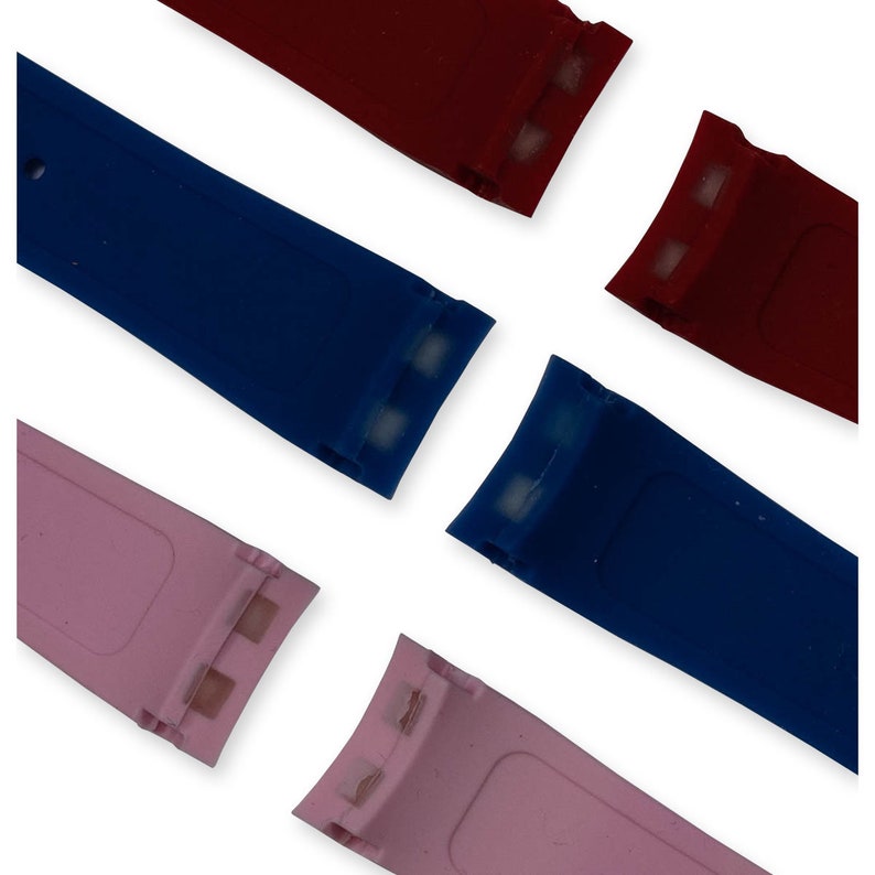 Curved End Rubber Ice Watch Strap Band Divers Sports 17mm 20mm - Etsy