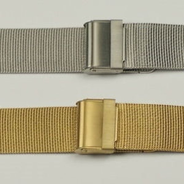 Mesh Buckle Watch - Etsy