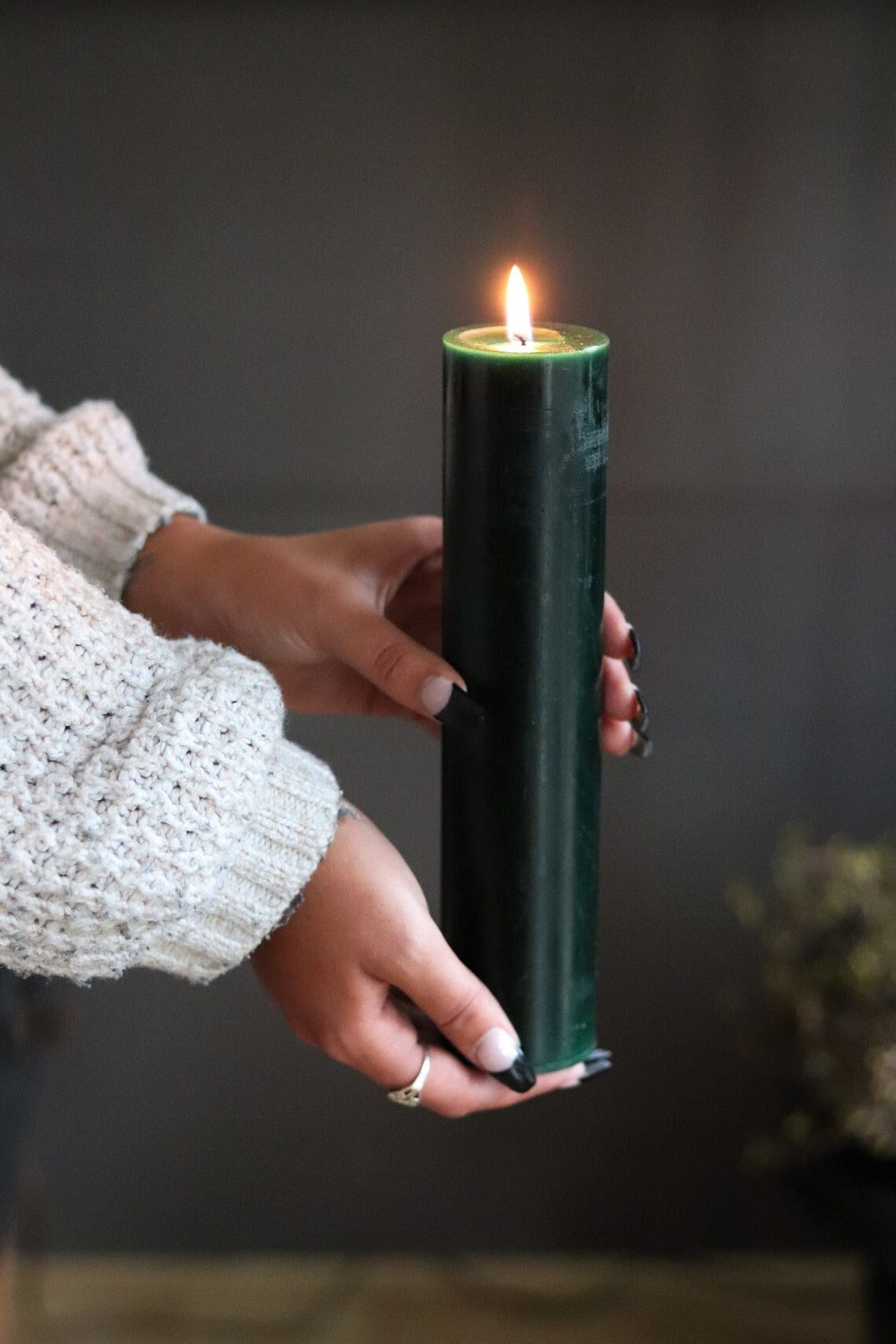 Balsam Fir, Primitive Hand Poured Pillar Candles. Available in Multi ...