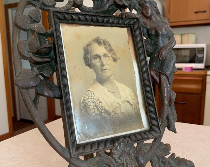 Victorian Cast Iron Picture Frame - Etsy
