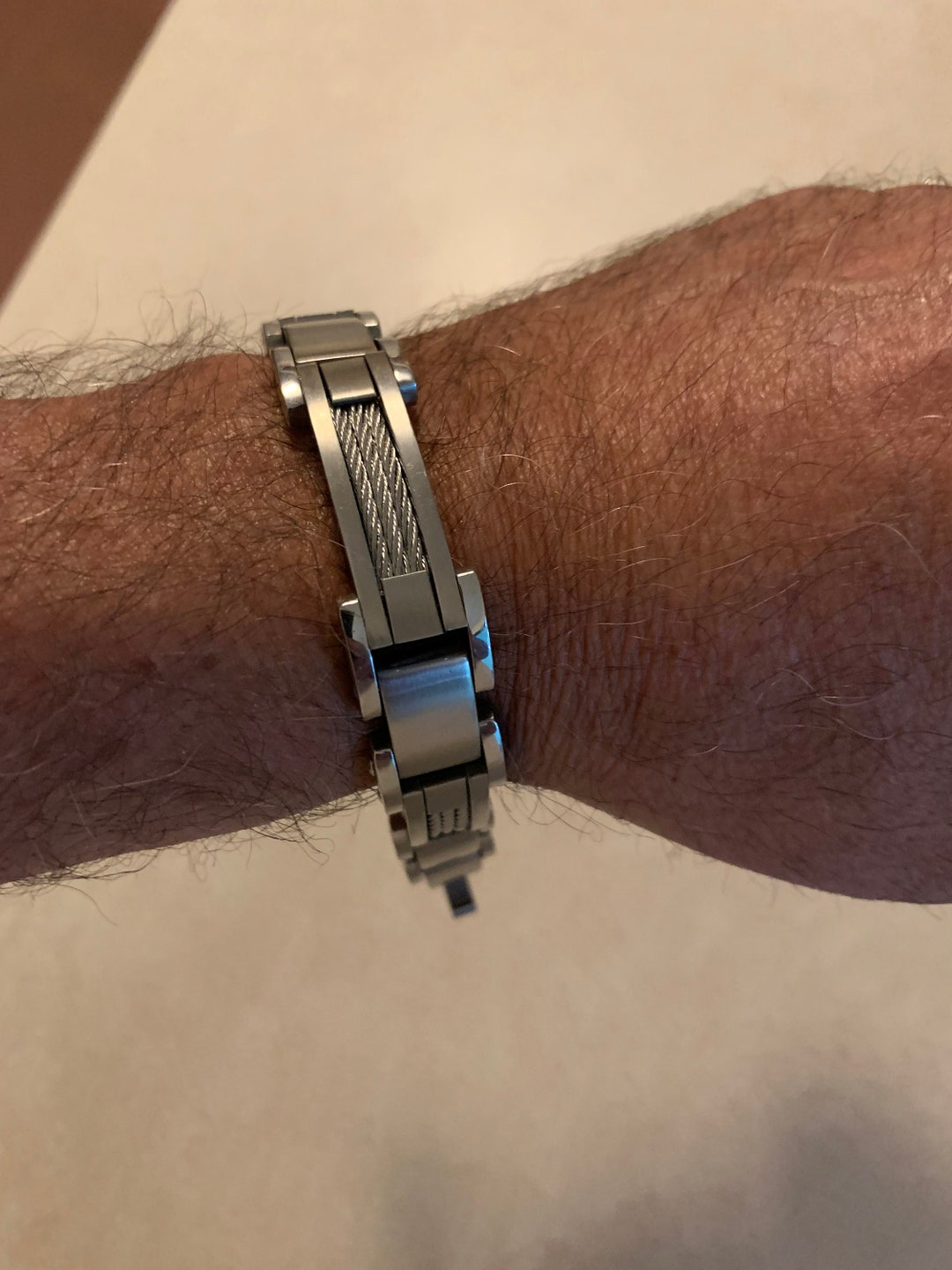 Mens Stainless Steel Signed INOX Bracelet Jewelry - Etsy