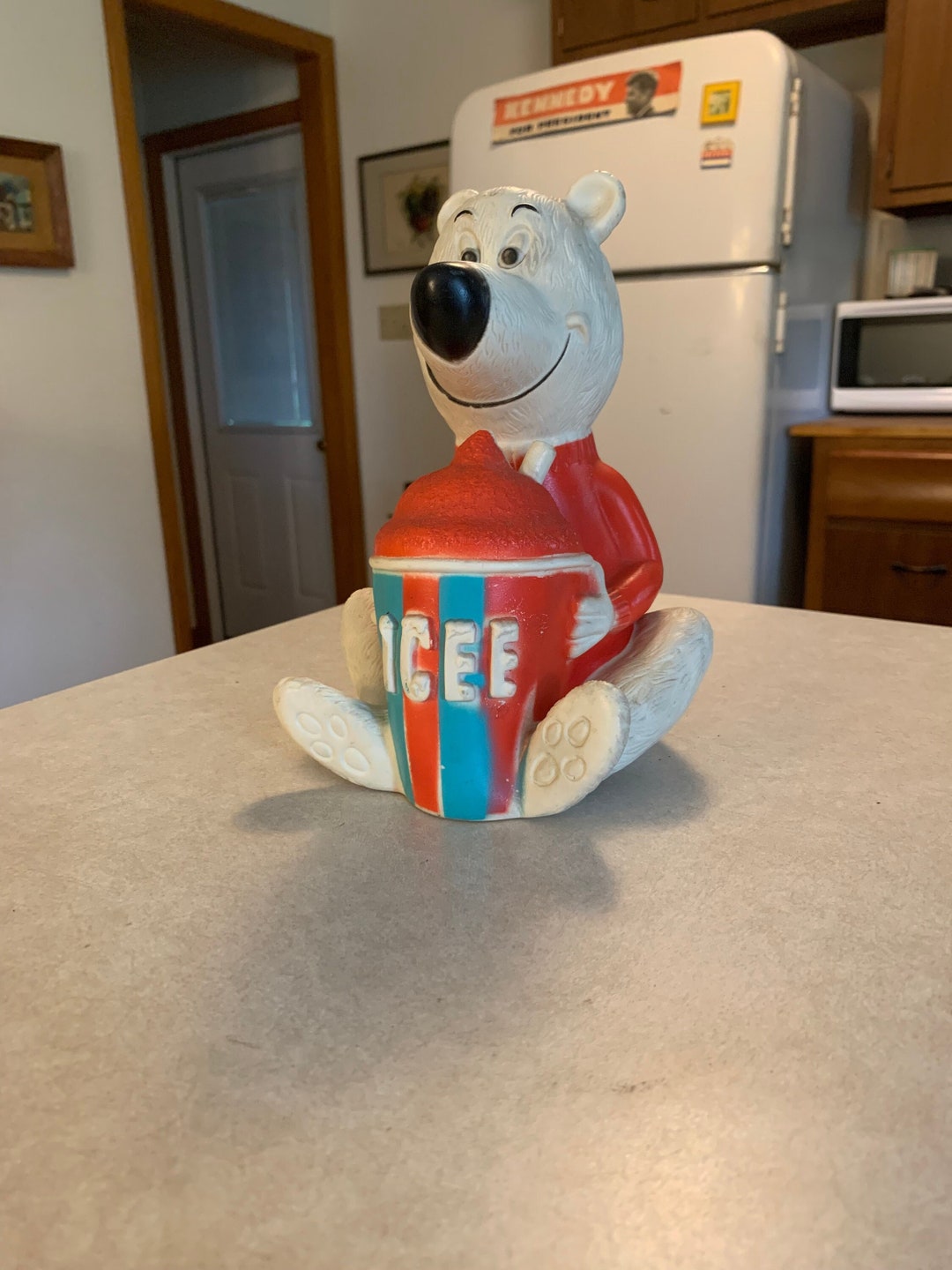 Old ICEE Bear 7-11 Pliable Bank - Etsy