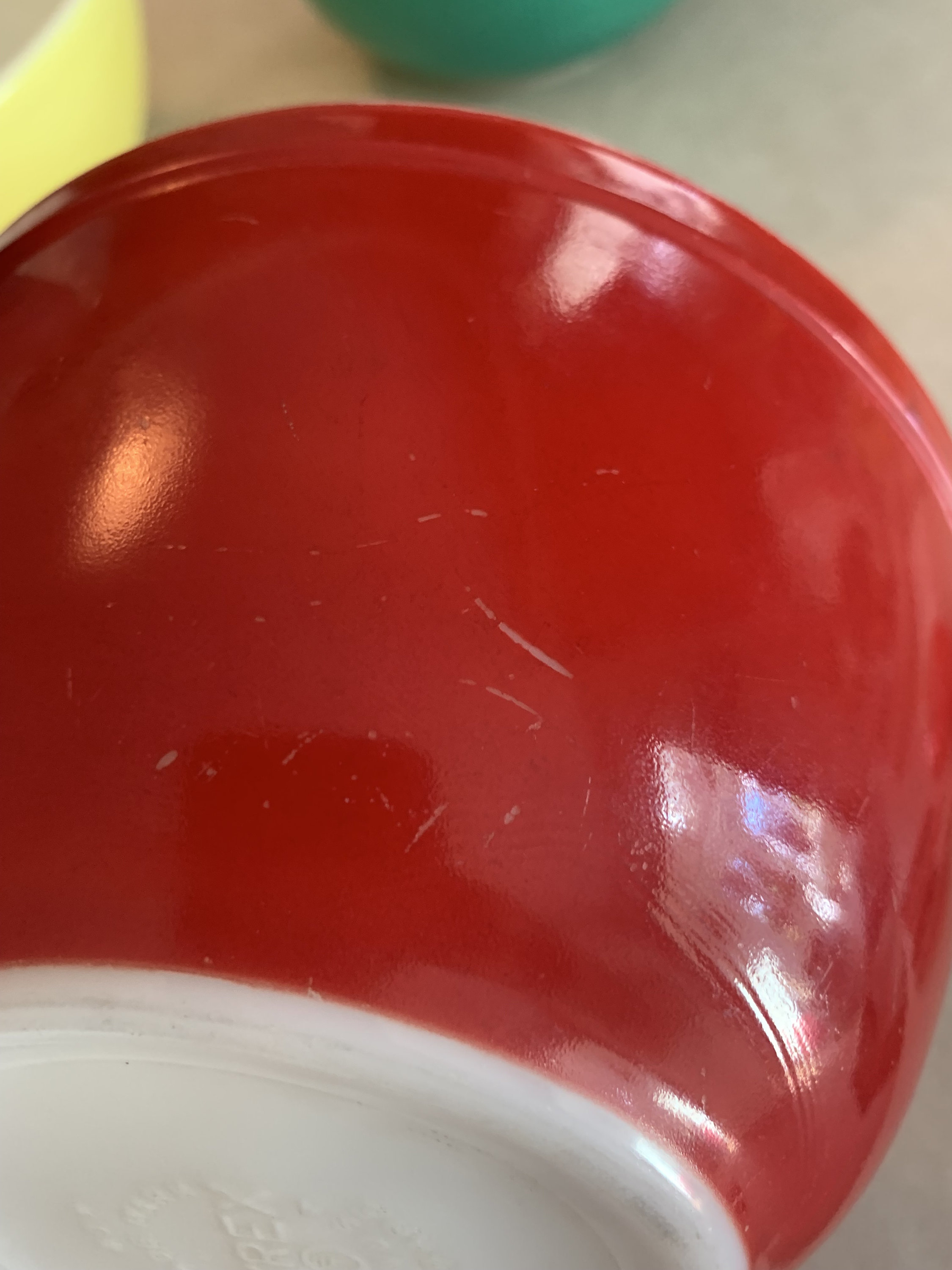 Set of Primary Colors Pyrex Mixing Bowls - Etsy