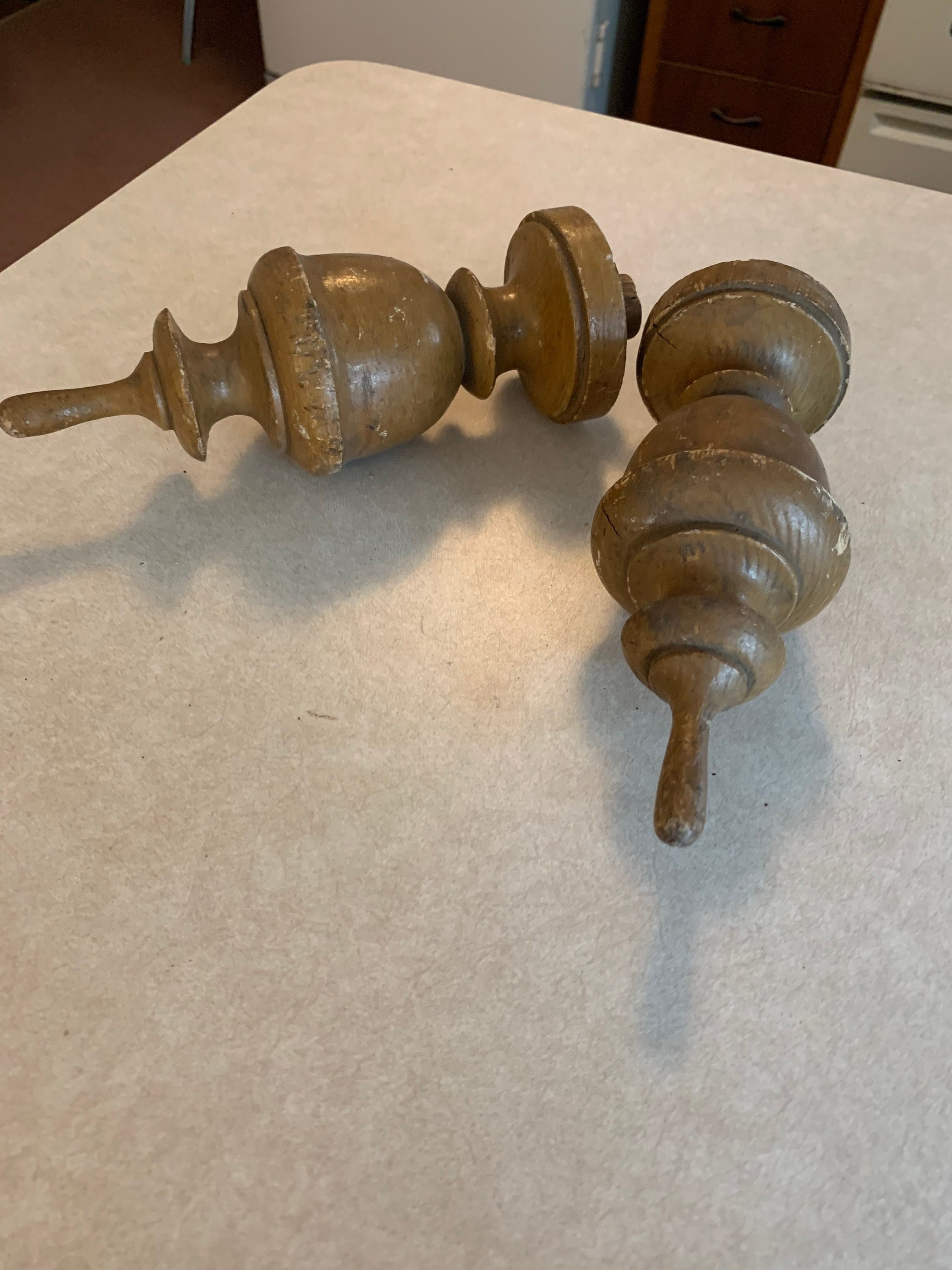 Nice Old Set of Maple Finials - Etsy