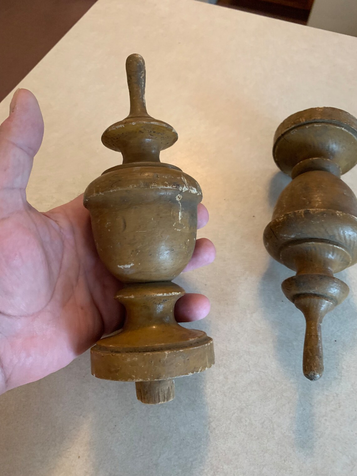 Nice Old Set of Maple Finials - Etsy