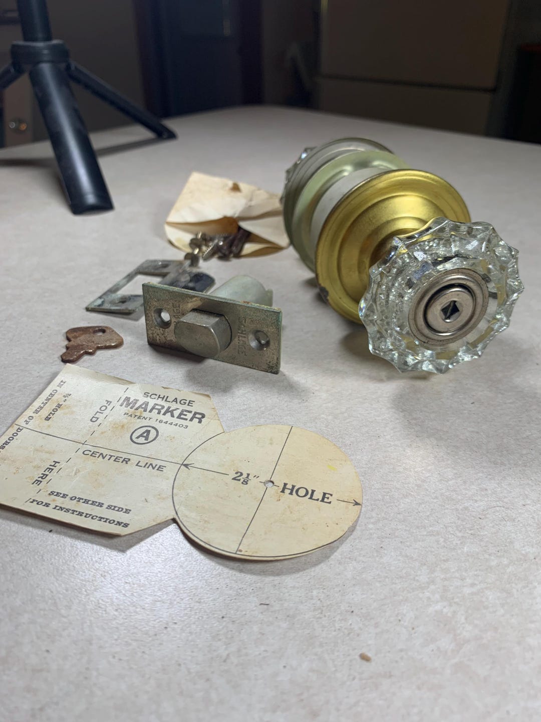 New in Box SCHLAGE Pressed Glass Lockset - Etsy
