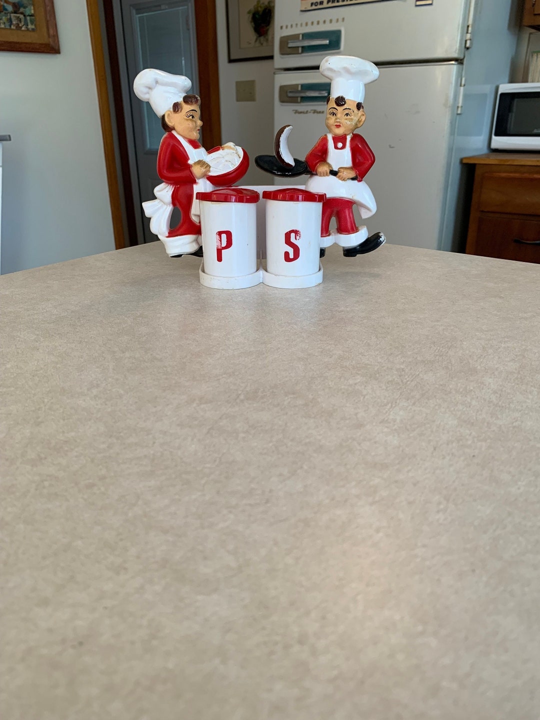 Whimsical Wall Mount Italian Theme Salt & Pepper Shaker Set - Etsy