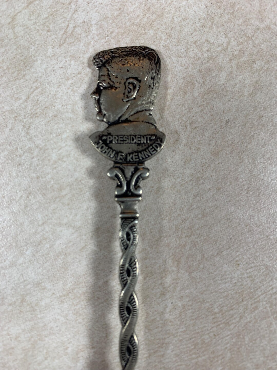 Made in Holland "president" John F Kennedy Silver Collector Spoon - Etsy