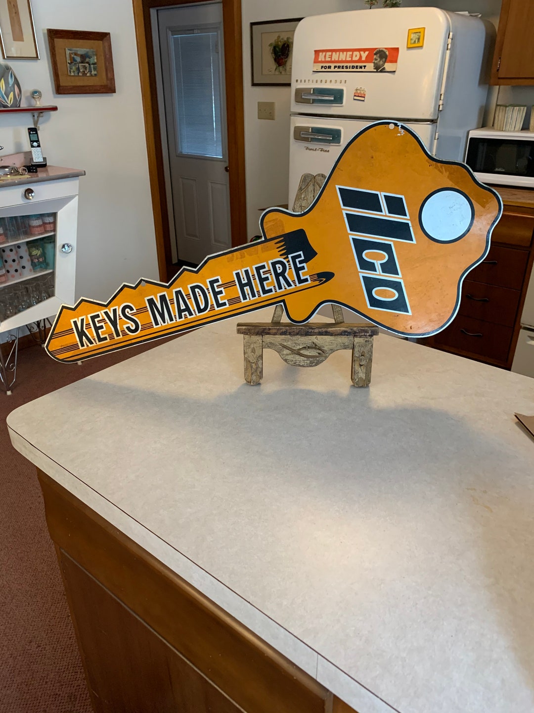 Large Two Sided Ilco Hardware Store 'keys Made Here' Display Sign - Etsy
