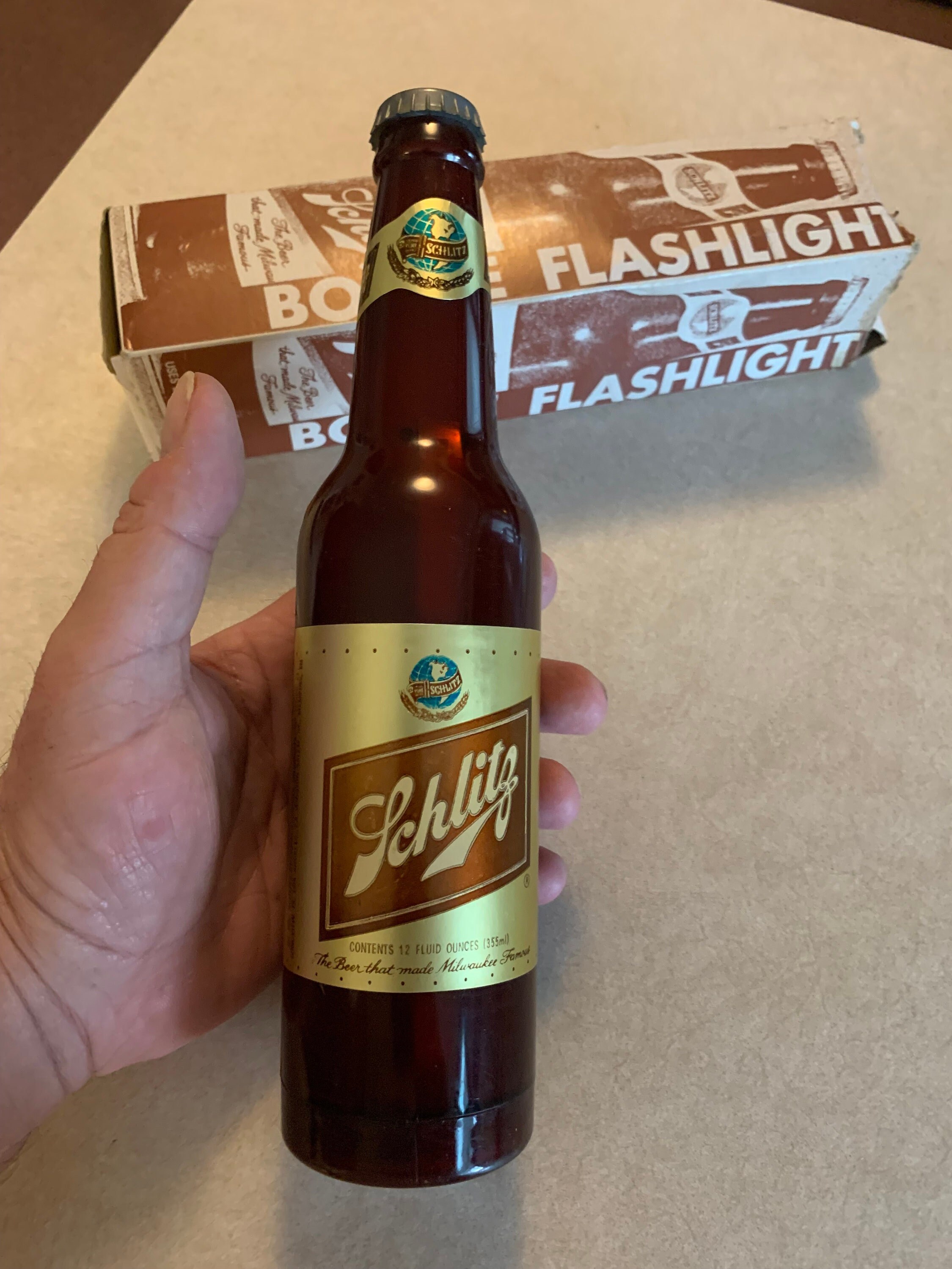 Schlitz Bottle