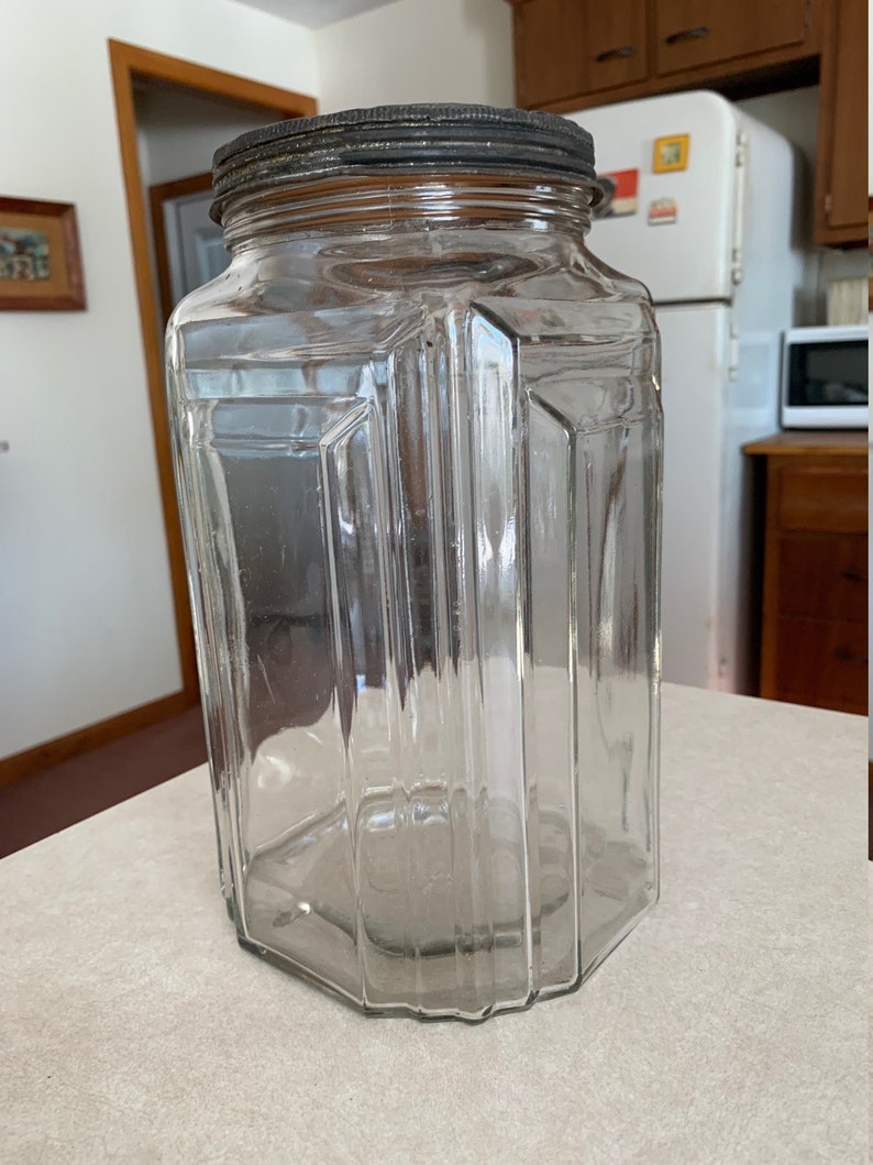 Large Art Deco Necco Candy Jar - Etsy