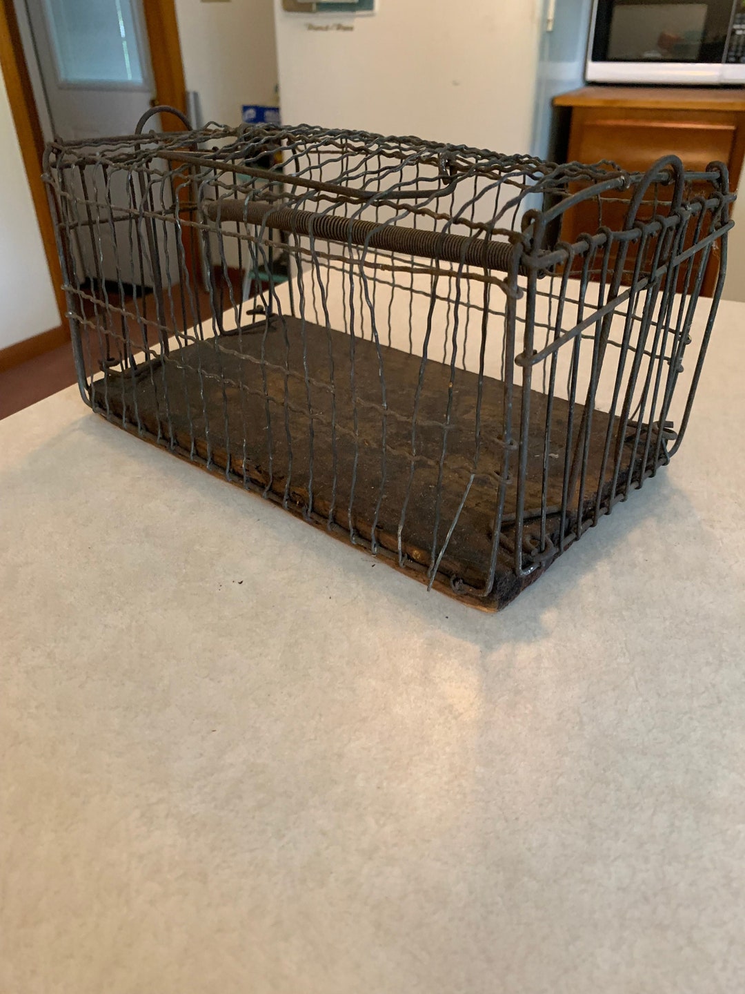 Rat Vermin Wire Cage Trap Spring Loaded - Etsy