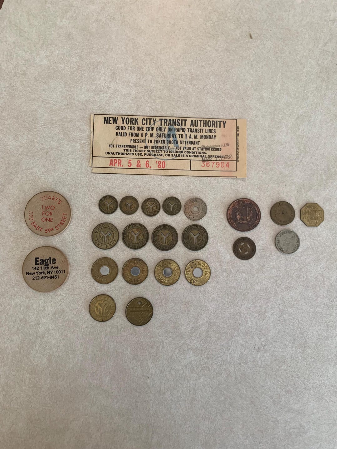 Collection of NYC Subway Bridge Tokens, Wooden Nickels - Etsy