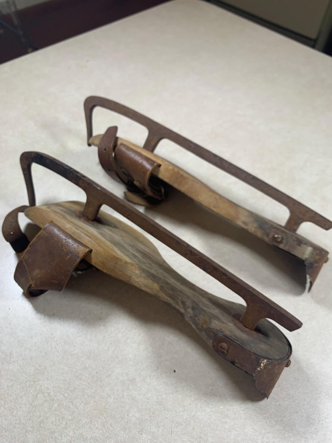Century Old Clamp on Hand Forged Ice Skates - Etsy
