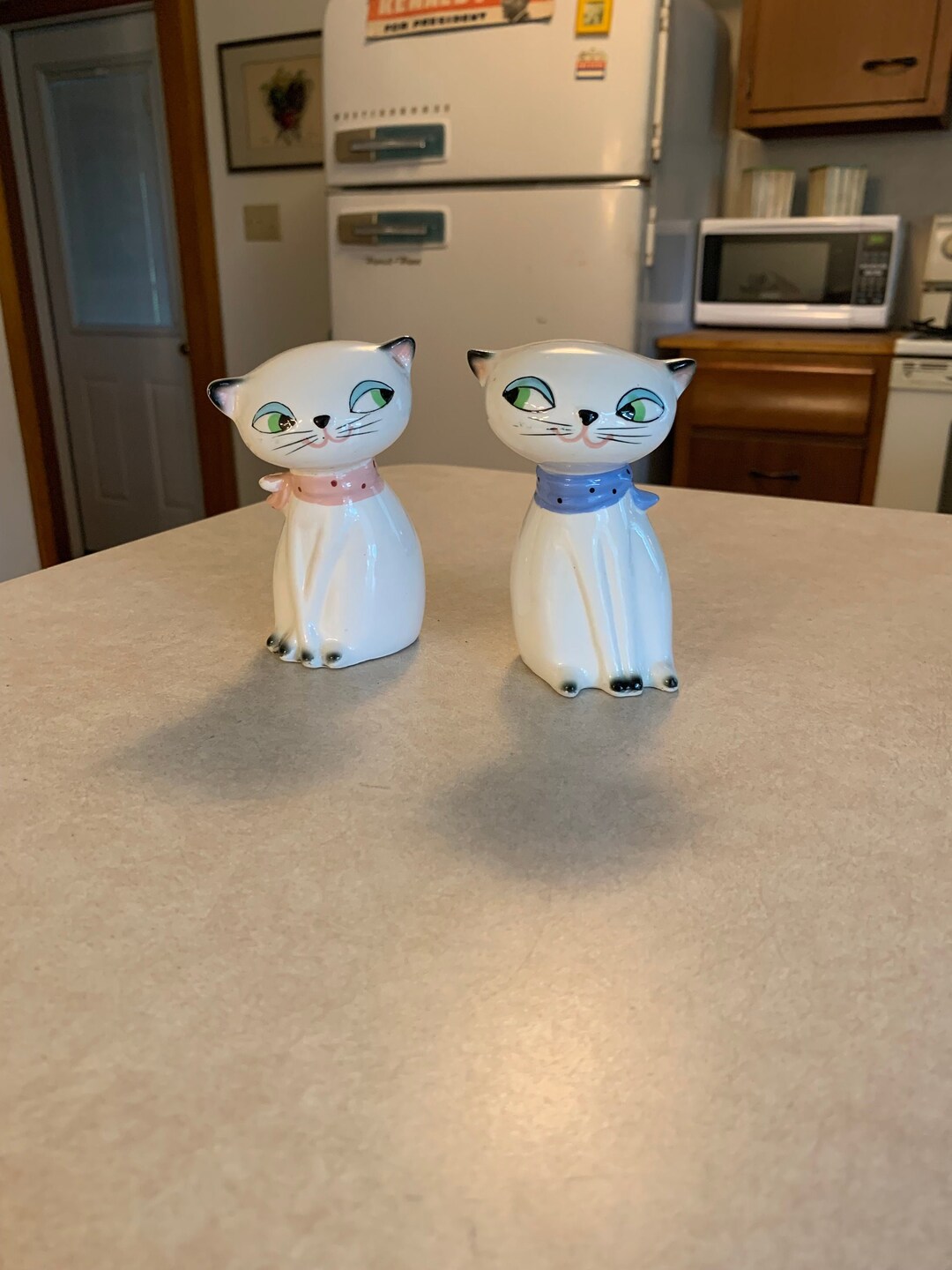 1958 Signed Labeled Holt Howard Kitten Cat Salt & Pepper - Etsy